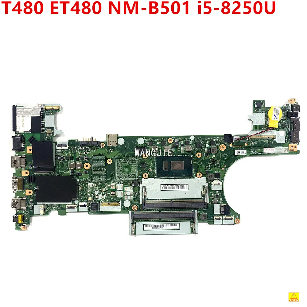 Used For Lenovo Thinkpad T480 Laptop Motherboard 01YR340 01YR328 ...
