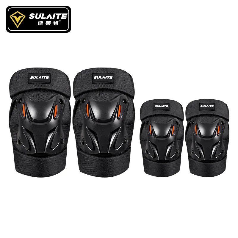SULAITE 1Pair Motorcycle Knee Elbow Combo Kneepad for Men Protective ...