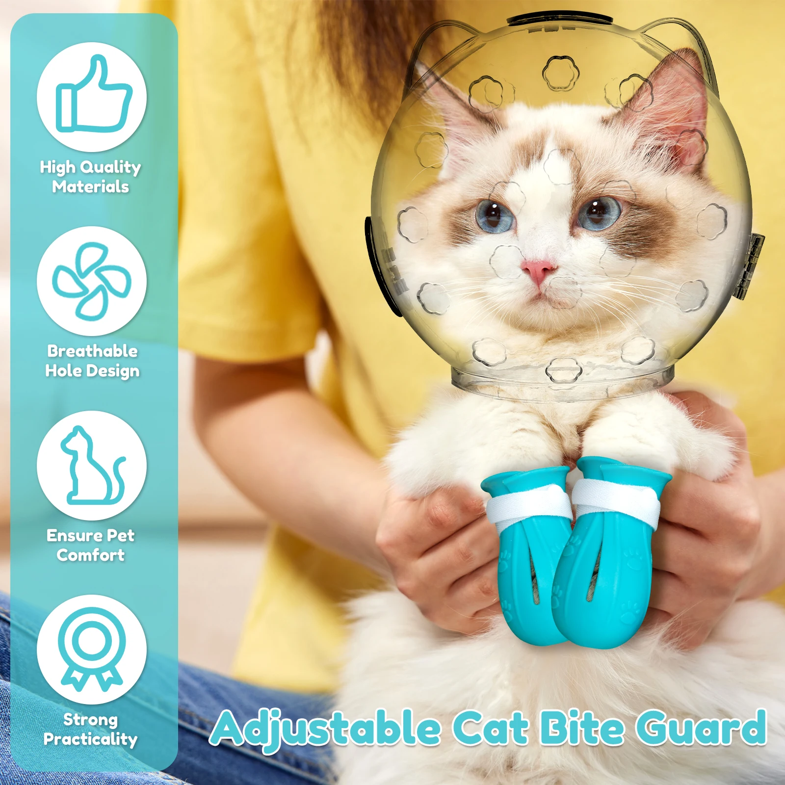 Cat Restraint for Grooming: How This Breathing Helmet Saved My Sanity ...