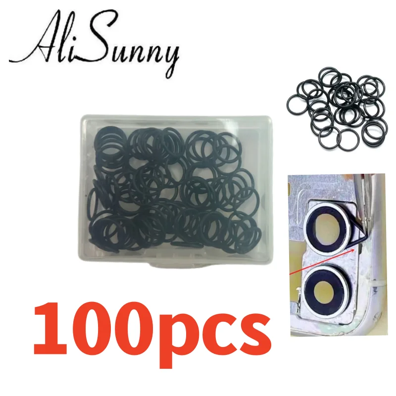 100pcs Back Camera WaterProof Seal Ring for iPhone X 11 12 13 14 Pro ...