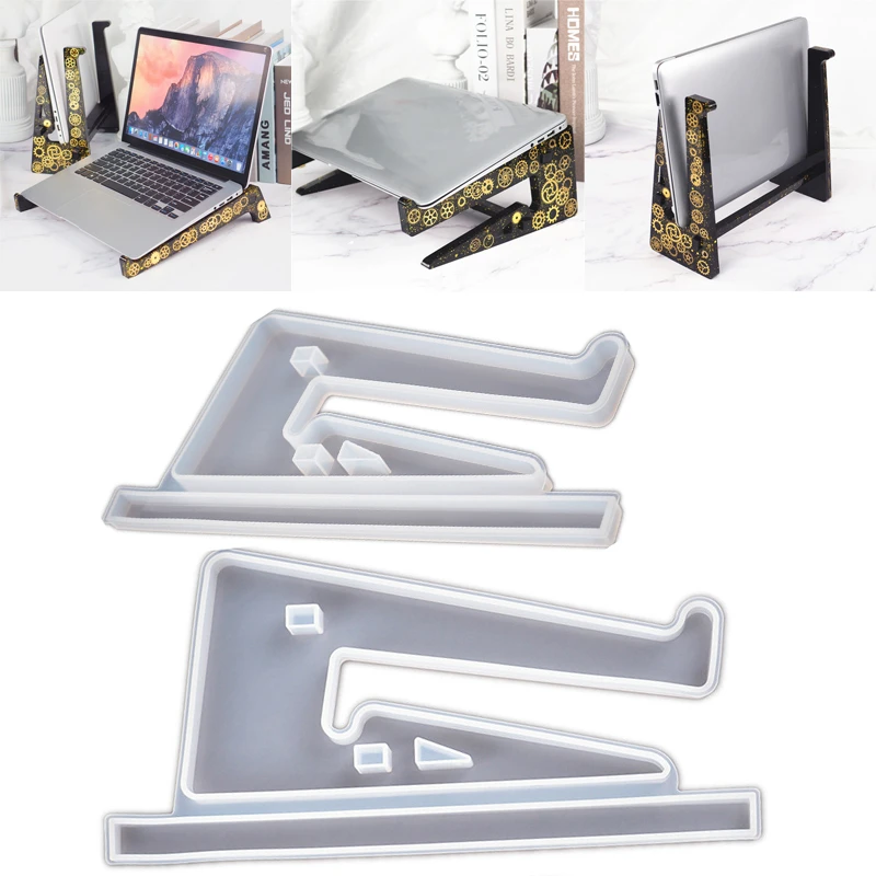 Laptop Shelf Mold Cooling Pad Resin Mold Diy Silicone Mold For Laptop ...