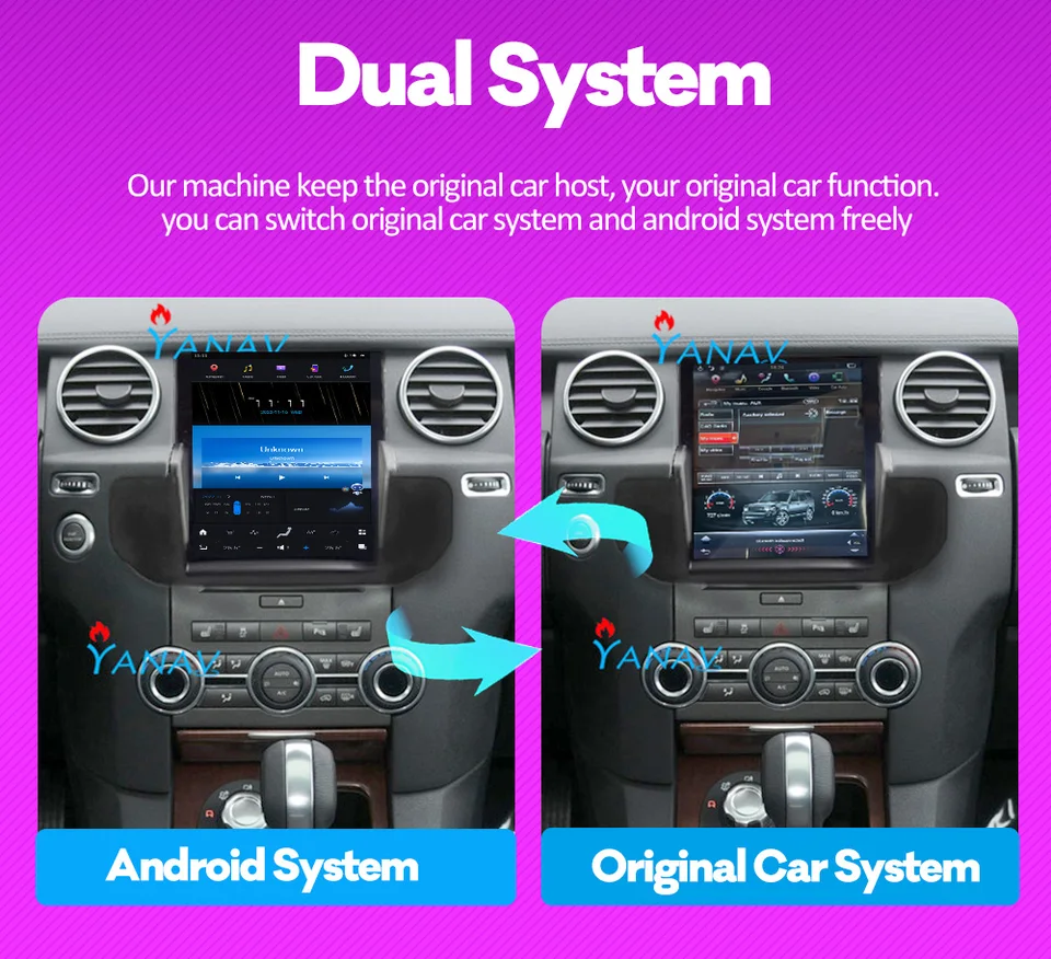 Lr4 Radio 7" Touchscreen Radio Android Gps Navigation For Land Rover