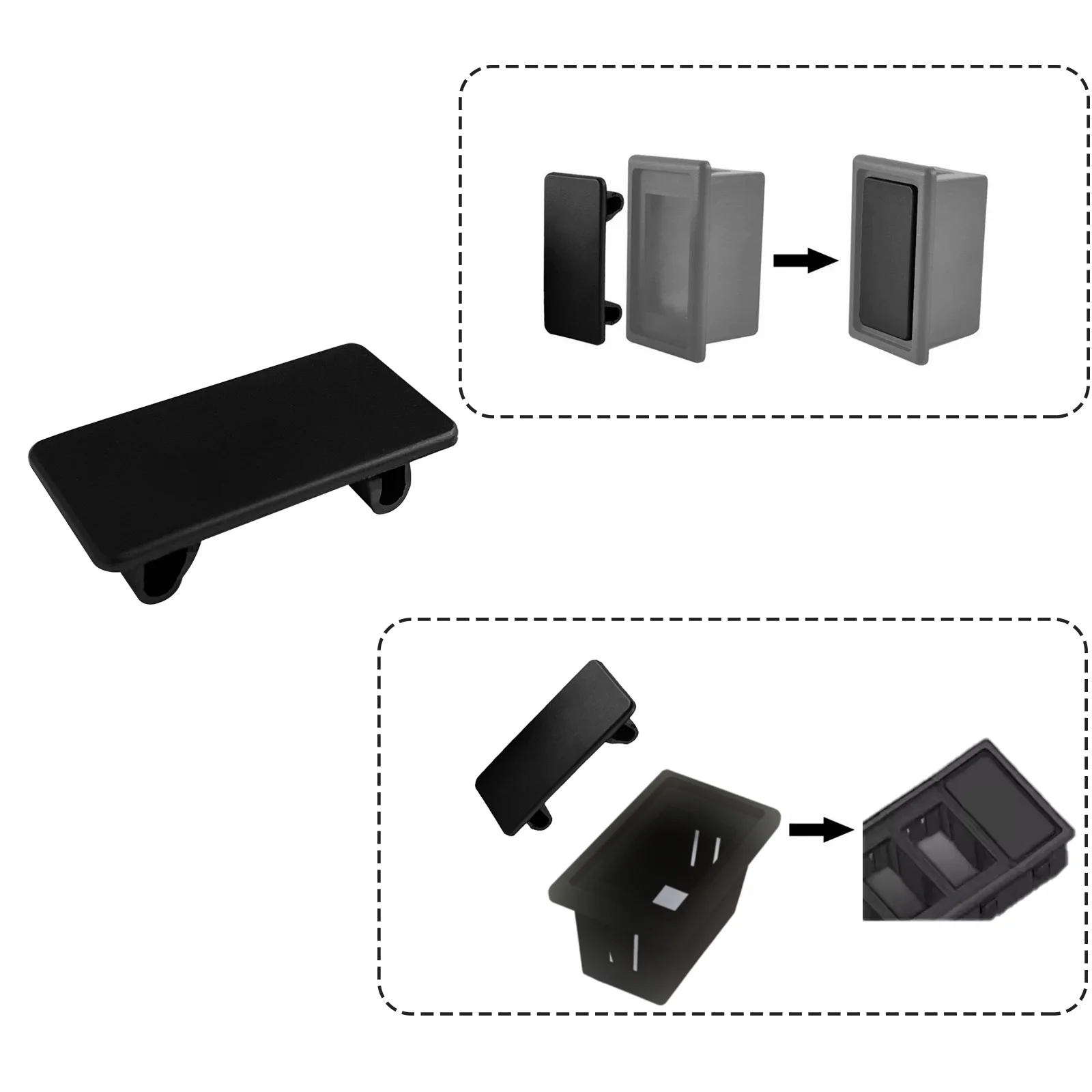 Universal Rocker Switch Housing Panel Mount for Car Boat Marine 4x4 ...