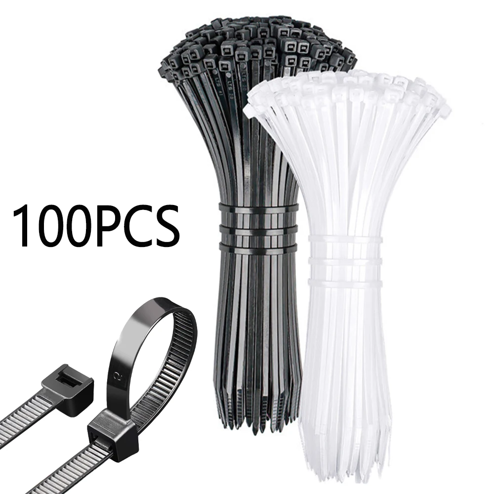 100PCS-Self-locking-Plastic-Nylon-Cable-Binding-Device-Fastening-Cable ...