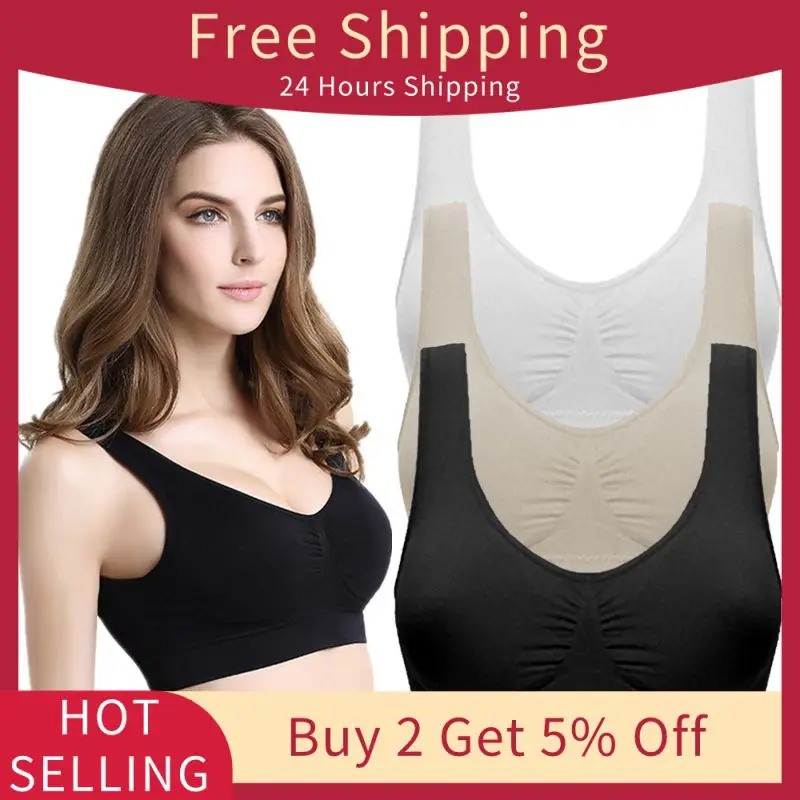 Seamless Bra For Women Push Up Bra Invisible Bralette Breathable Bras ...