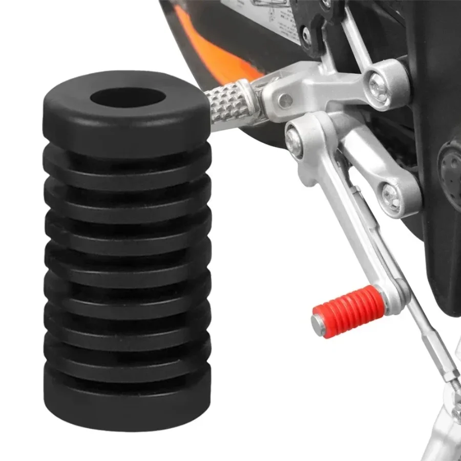 2Pcs Universal Motorcycle Gear Shift Shifter Lever Foot Pad Pedal ...