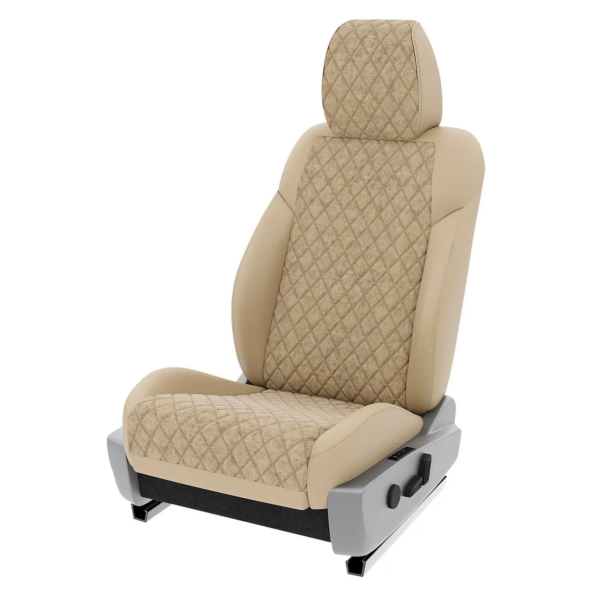Seat cases Chevrolet Captiva restyling 2006-2013 Beige Beige ...