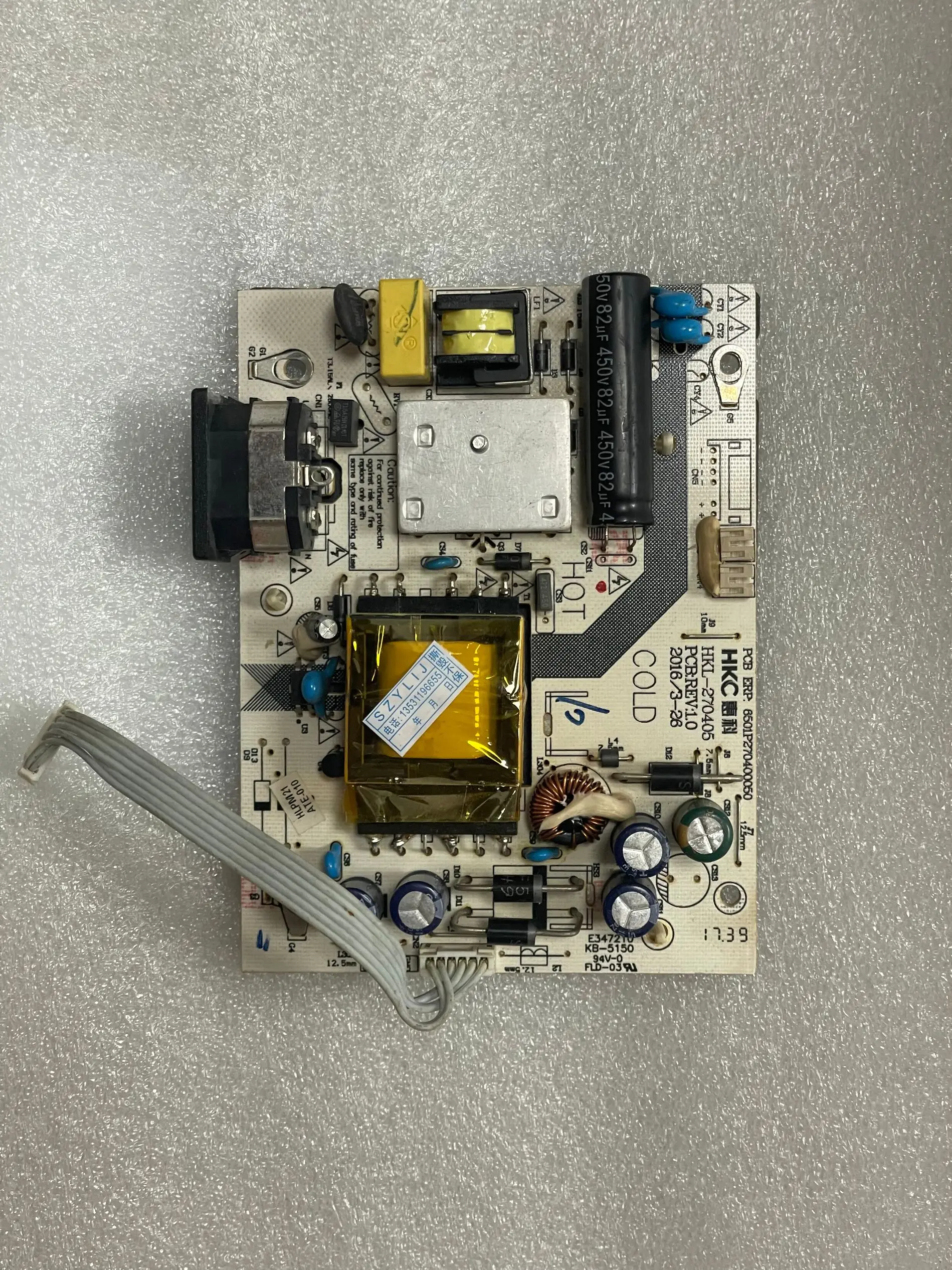 NB27C2 G27 power supply plate high pressure plate HKL-270405 6501P270400050