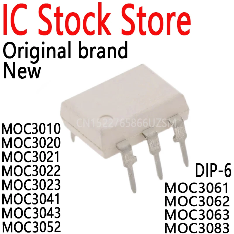 100-Uds-DIP6-optoacoplador-en-Stock-MOC3010-MOC3020-MOC3021-MOC3022 ...