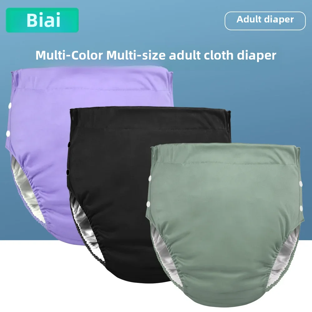 Adult-Cross-border-Cloth-Diapers-For-Elderly-Leak-proof-Washable ...