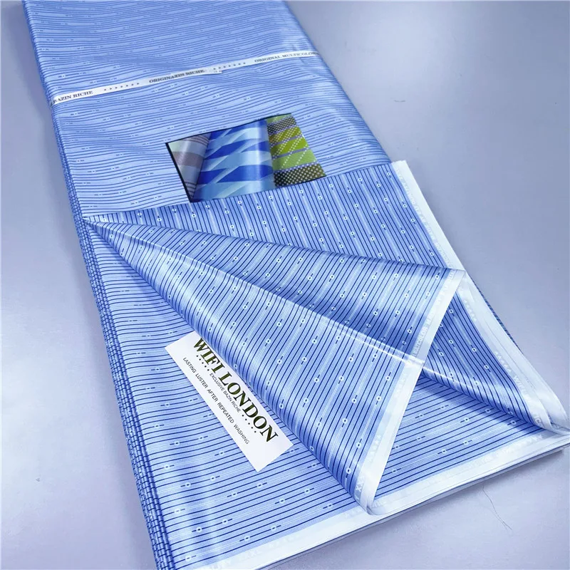 5-Meter-100-Cotton-African-Jacquard-Basin-Dress-Fabric-Bazin-Riche ...