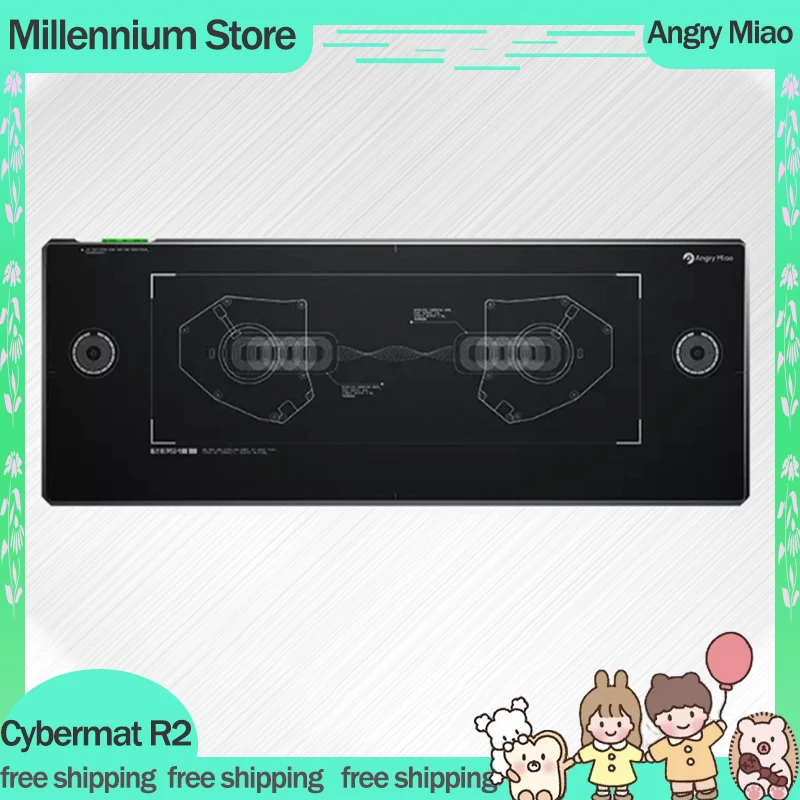 Angry Miao Cybermat R2 Wireless Charging Mousepad For Keyboard Mice Pad ...