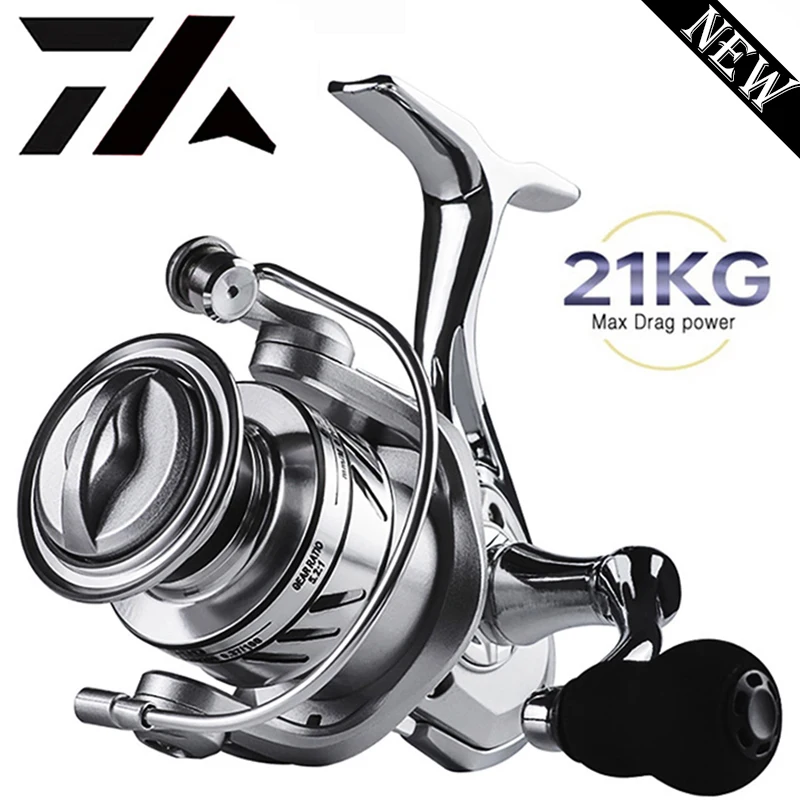 New-All-Metal-Silver-Freshwater-And-Seawater-Dual-Use-Fishing-Reel-Big ...