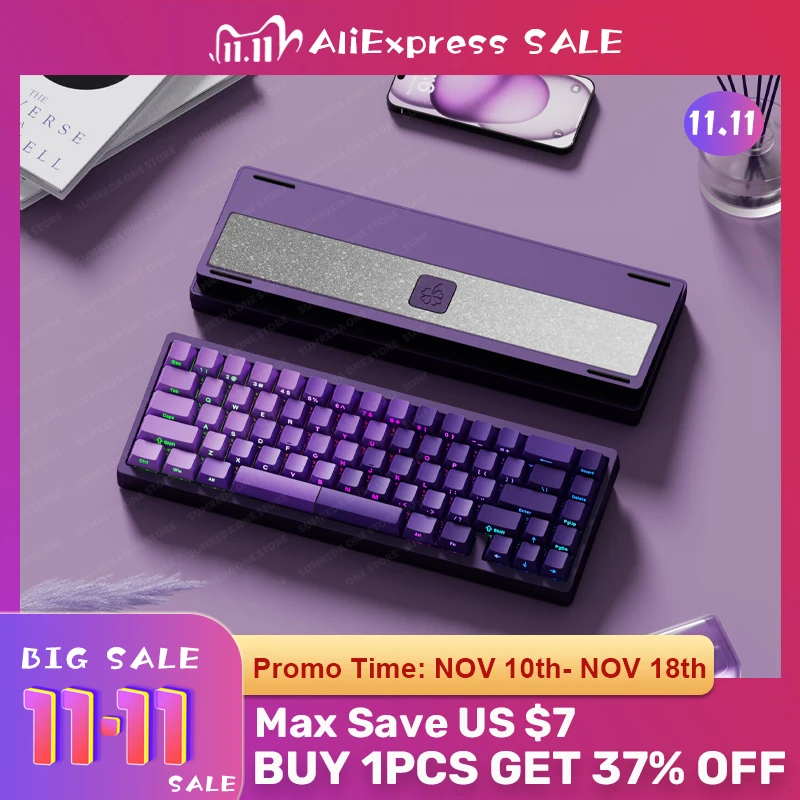 Lucky65-V2-Sugar65-Weikav-Lucky-65keys-Mechanical-Keyboard-Aluminum ...