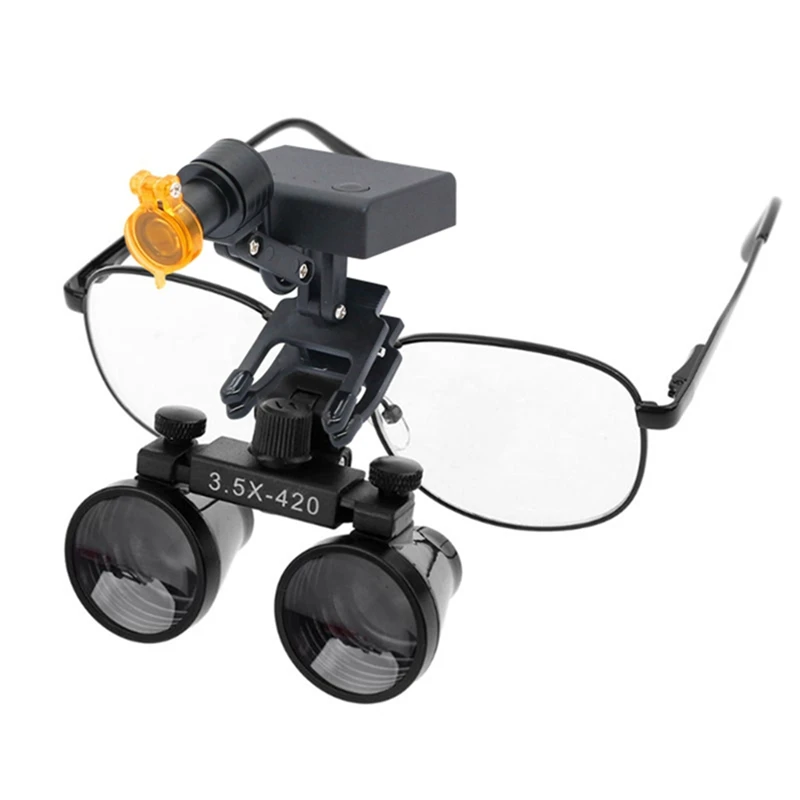 3-5X-Dental-Loupes-Binocular-Magnifier-Working-Distance-320-420-mm ...