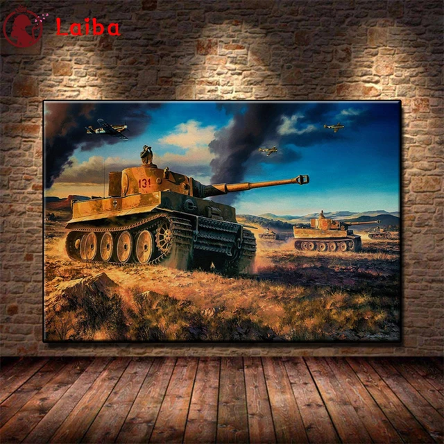 Ww2 Tiger Tank Art