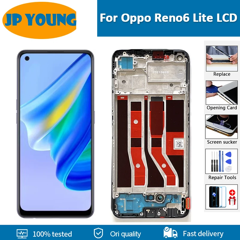 Pantalla-LCD-AMOLED-Original-de-6-43-pulgadas-para-Oppo-Reno6-Lite ...