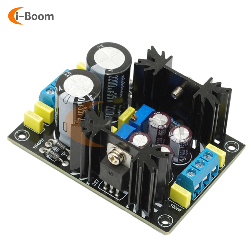 LM317-LM337-AC-To-DC-Adjustable-Regulated-Power-Supply-Board-Positive ...