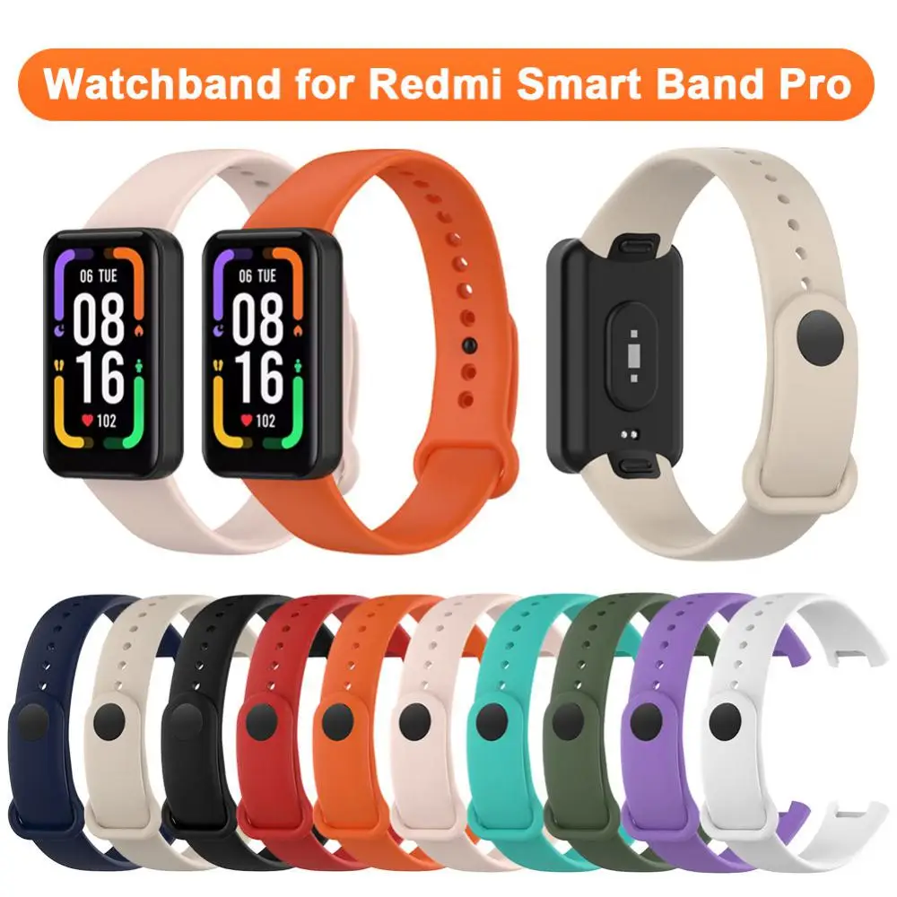 Silicone-Watch-Band-for-Redmi-Smart-Band-Pro-Bracelet-Sports ...