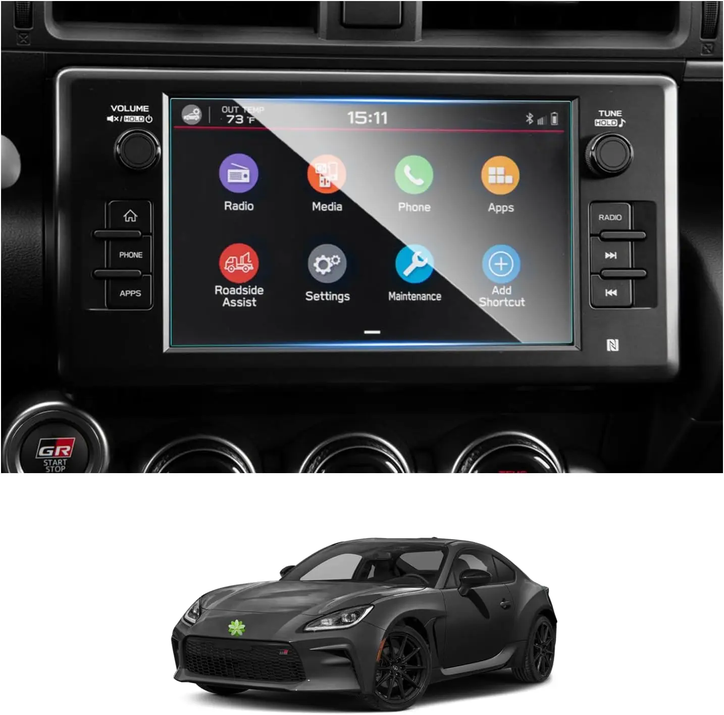 For Toyota GR86 2025 2024 2023 2022 CAR 8INCH Touch Screen Navigation ...