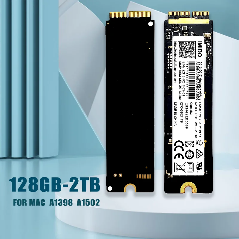 A1502 SSD 512gb External PCI-E 3X4 SSD For Macbook Pro A1398 (2013-2015 ...
