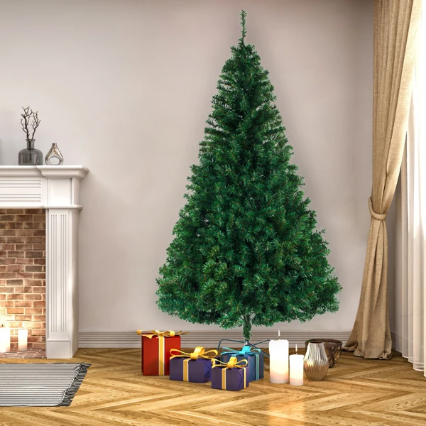 6ft-Large-Christmas-Tree-with-1050-Tips-Folding-Stable-Metal-Stand-Fast ...
