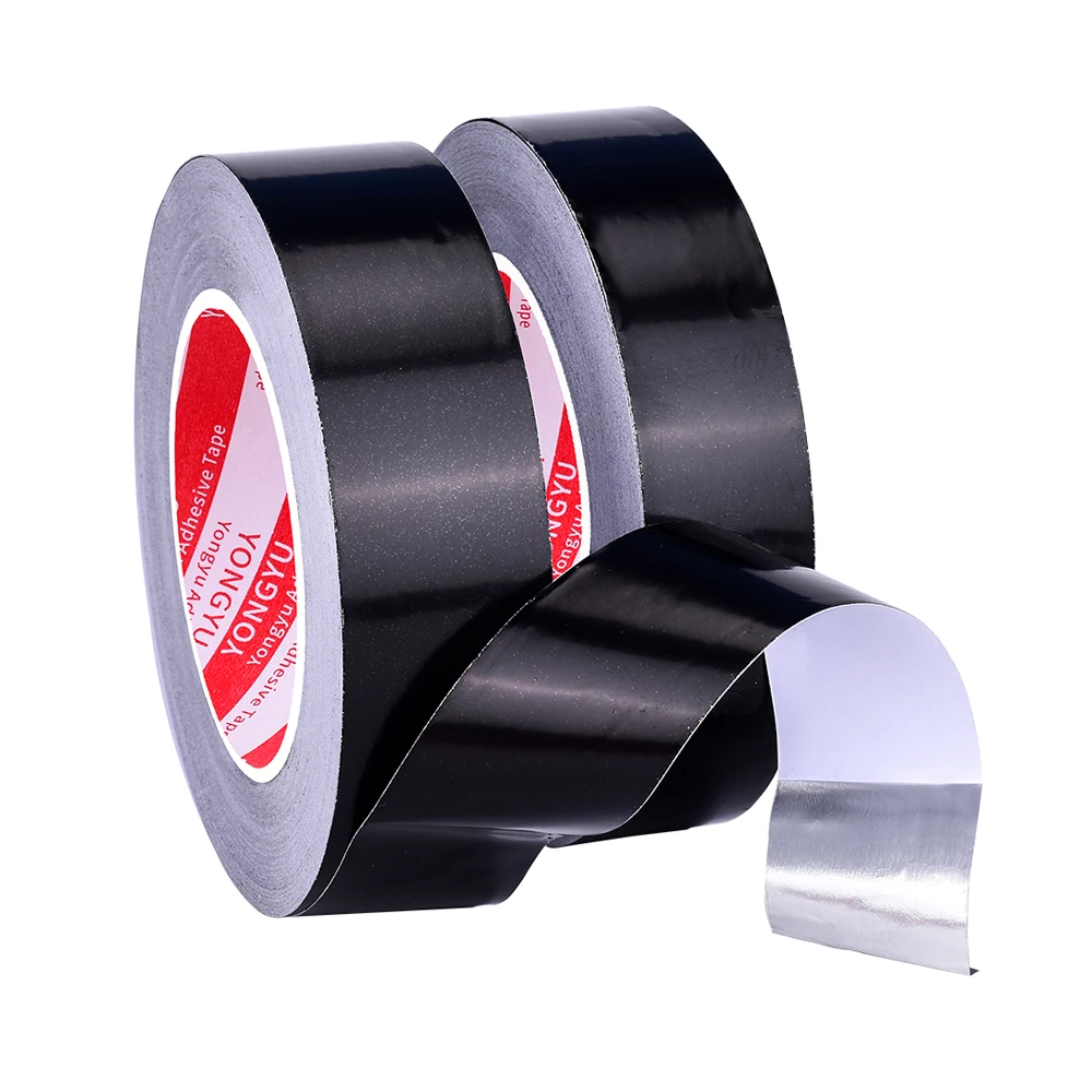 Black-Aluminum-Foil-Tape-Heat-Resistant-Water-Heater-Range-Hood ...