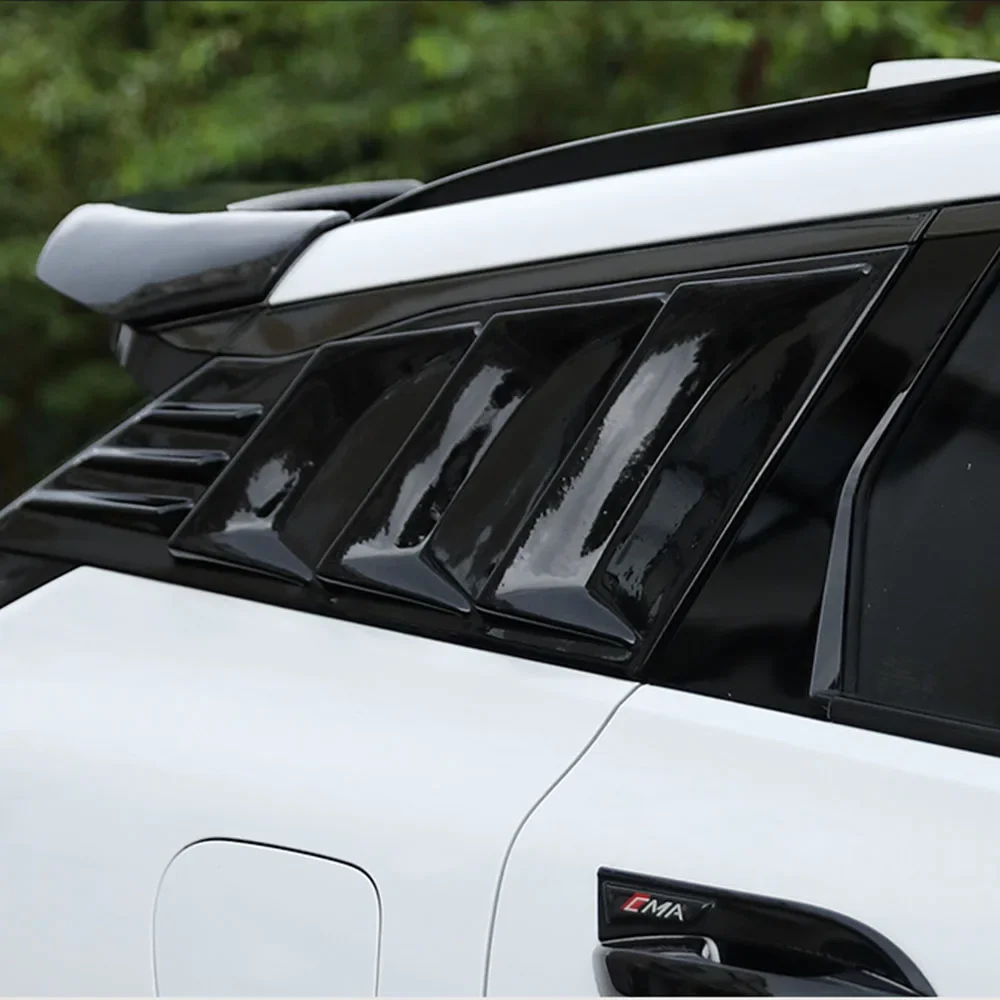 Для Geely Starray Boyue L Atlas FX11 2023-2025 задняя жалюзи треугольное окно черный воин ...