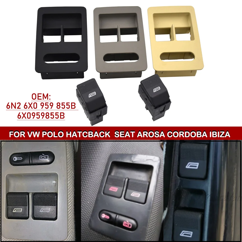 For-Seat-Cordoba-Ibiza-VW-Volkswagen-lupo-polo-Electric-Window-Switch ...