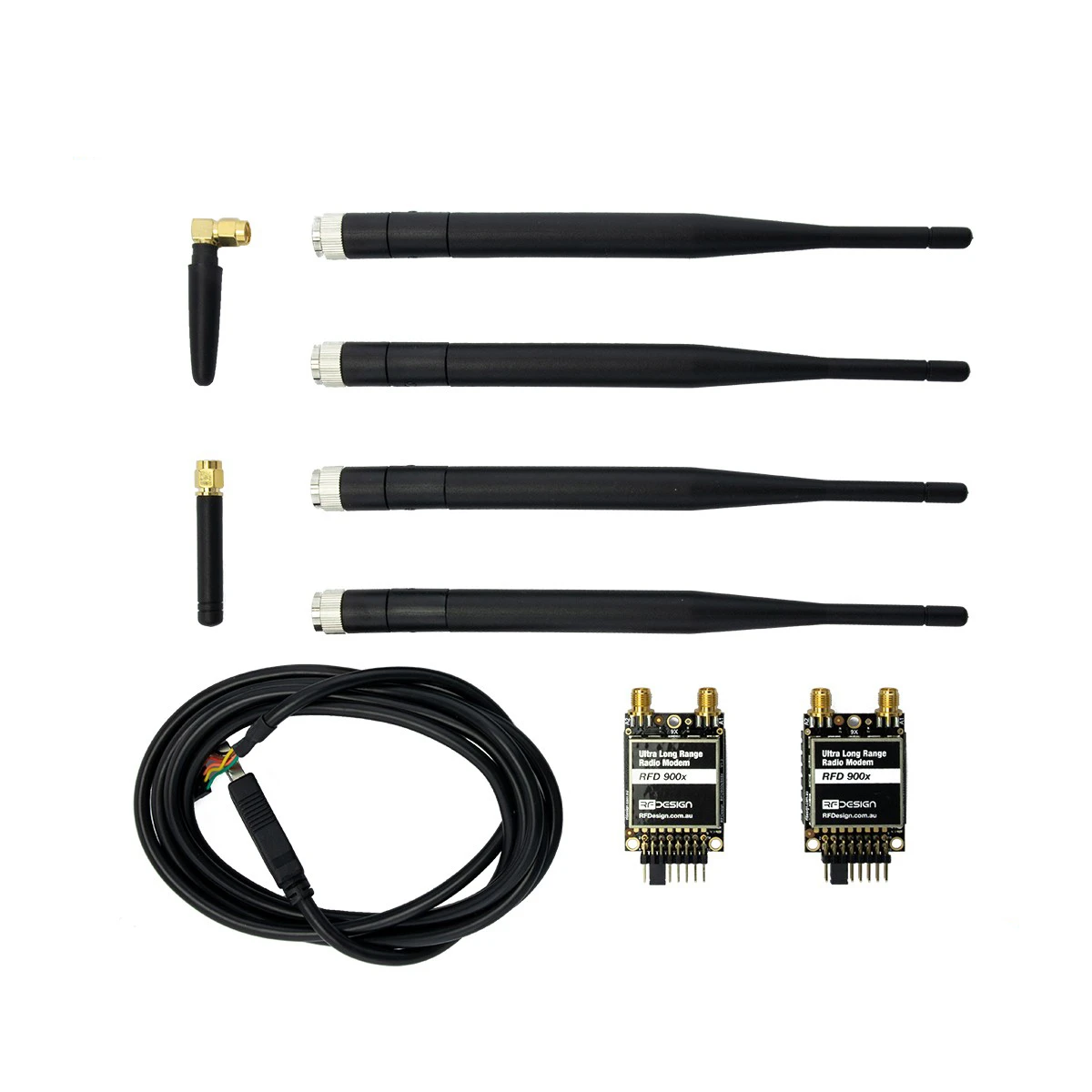 RFD900X Digital Radio Module 40km Long Range Data Link Modem Flight ...