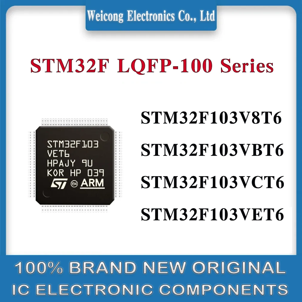 Stm32f103v8t6 Stm32f103vbt6 Stm32f103vct6 Stm32f103vet6 V8t6 Vbt6 Vct6