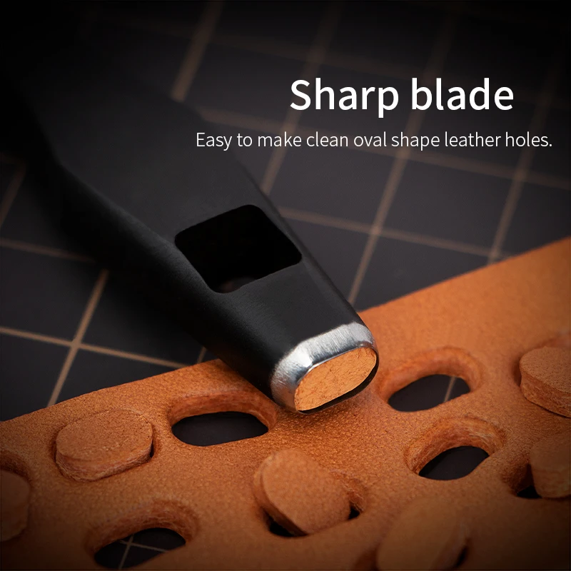 WUTA-Leather-Belt-Hole-Puncher-Oval-Hole-Strap-Watch-Band-Flat-Punches ...