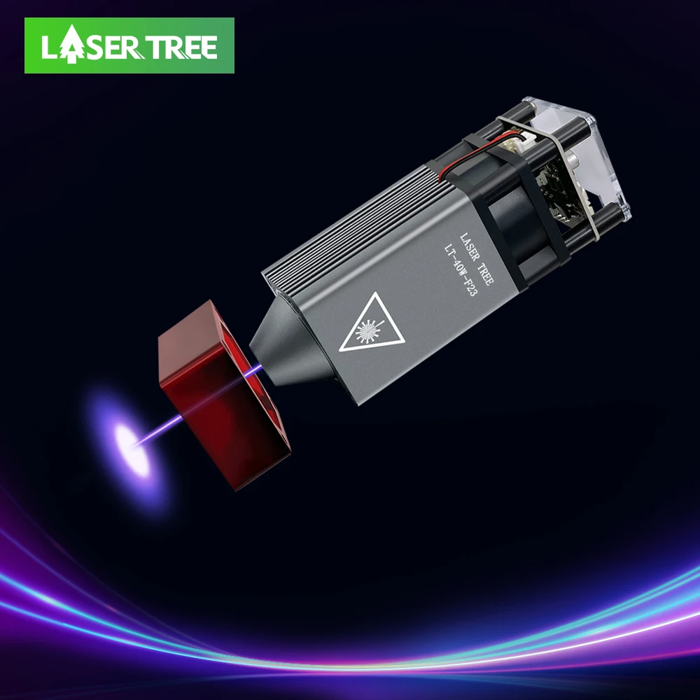 LASER-TREE-40W-Laser-Head-450nm-Fixed-Focus-Blue-Light-TTL-Module-for ...