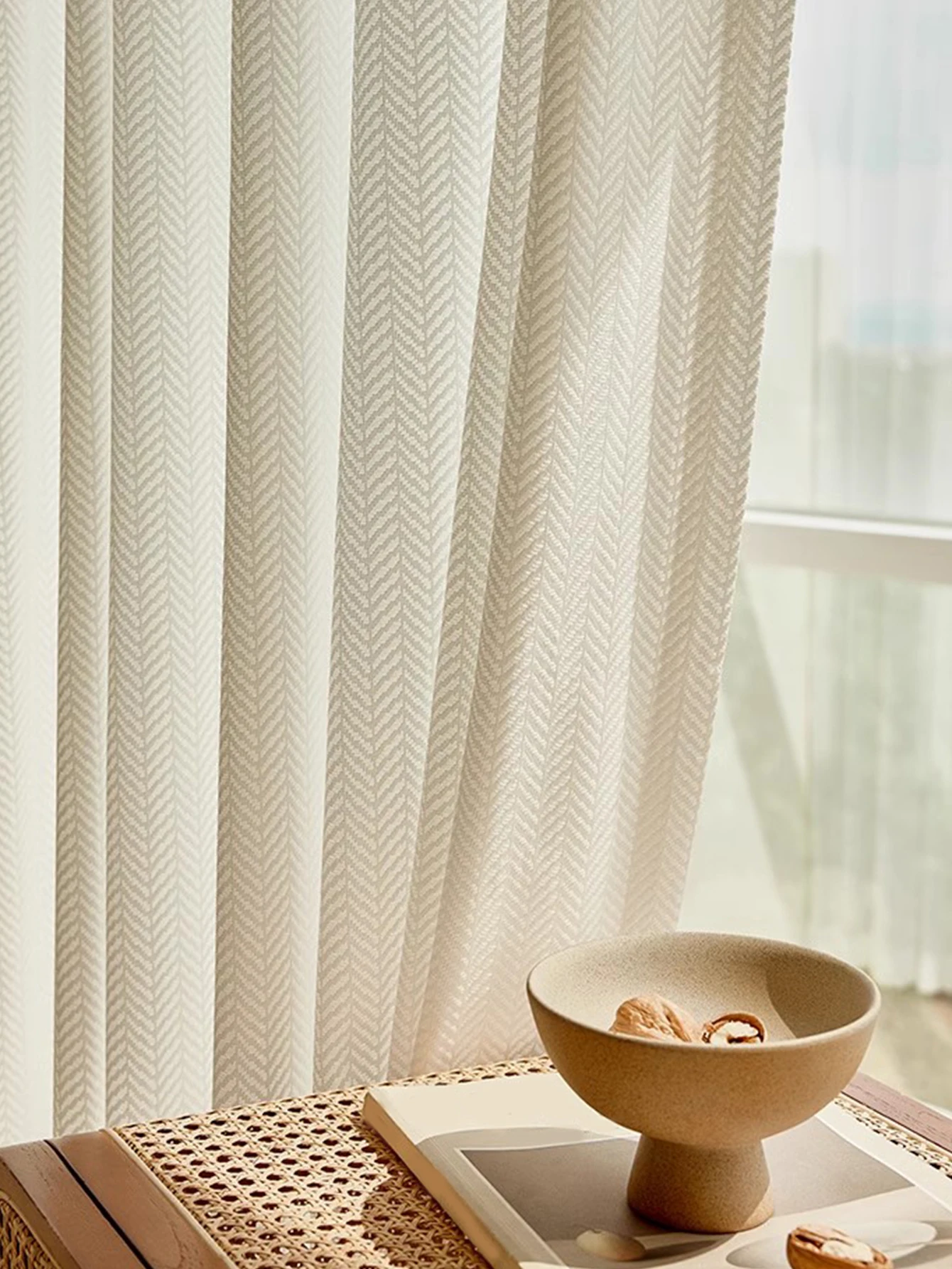 Modern-simple-mirror-anti-ultraviolet-curtain-window-screen-pure-color ...