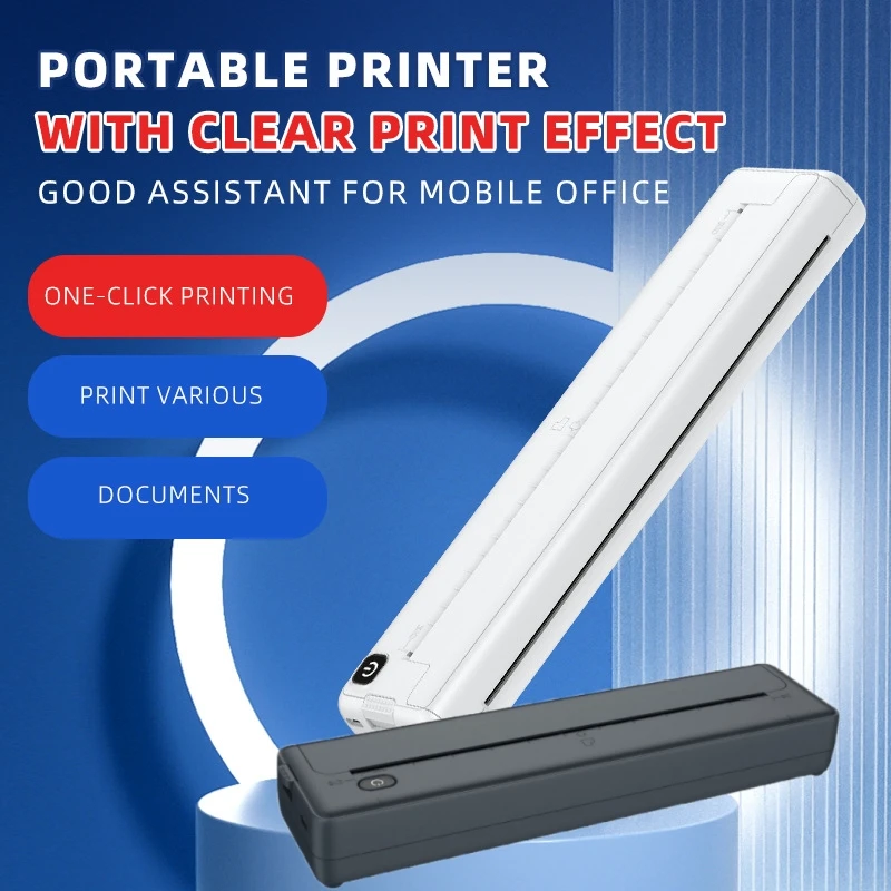 Wireless-Thermal-Printer-for-A4-Paper-Photo-Document-Pocket-Printer-No ...