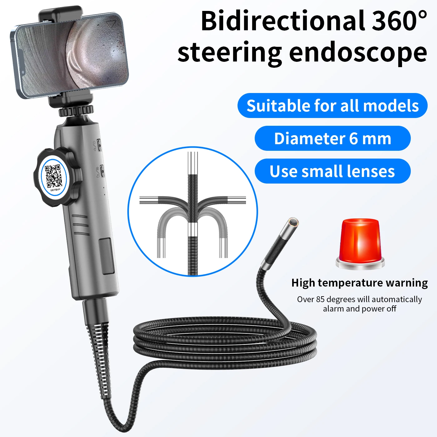 6MM-HD-Endoscope-Camera-180-Degree-Steering-4LED-Waterproof-IP67 ...