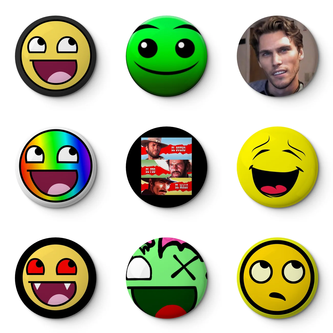 Epic-Face-Soft-Button-Pin-Customizable-Metal-Decor-Women-Jewelry-Gift ...