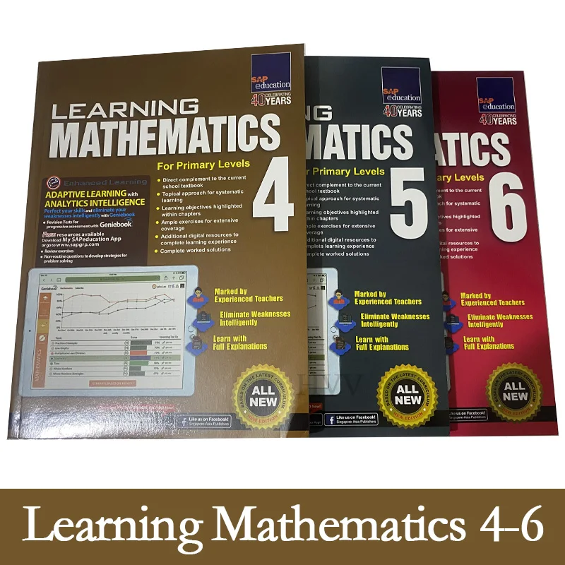 Sap Learning Mathematics Book Grade 4-6 Children Learn Math Books ...