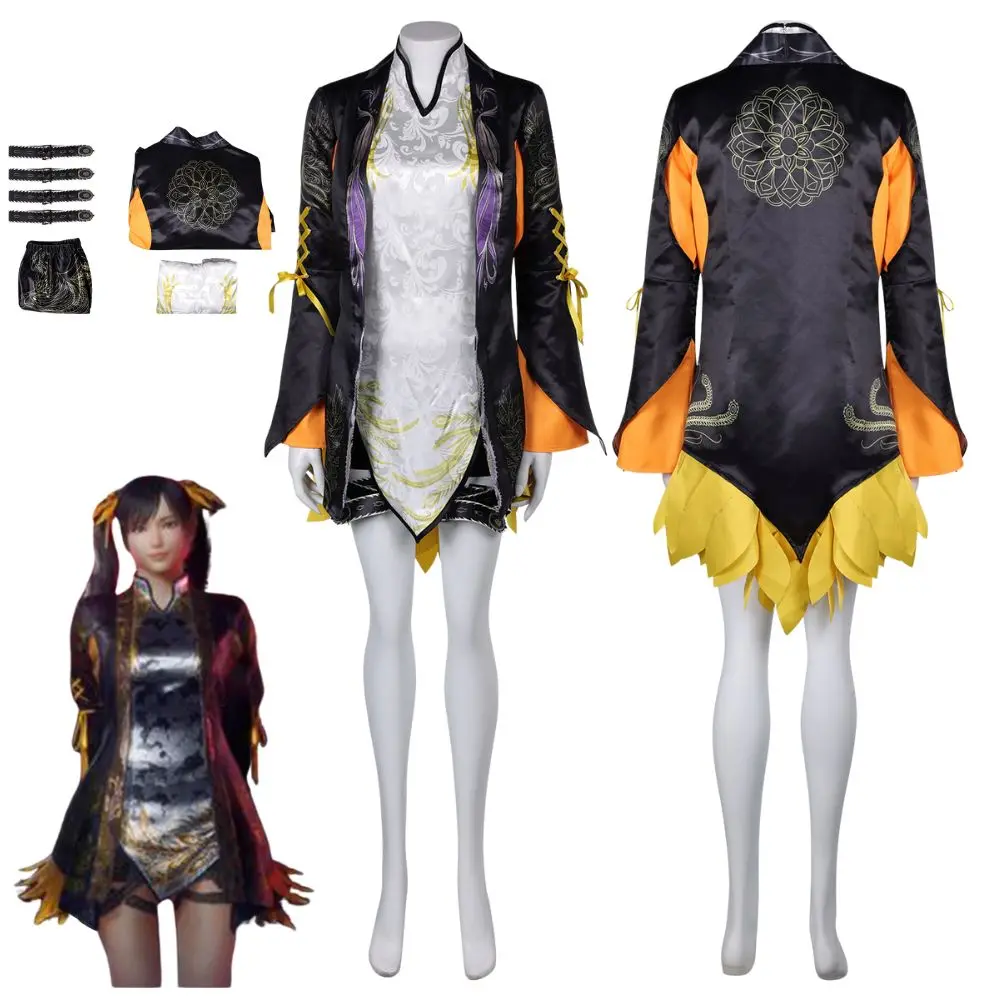 Permainan-Tekken-8-Ling-Xiaoyu-kostum-Cosplay-Fantasia-penyamaran-untuk ...