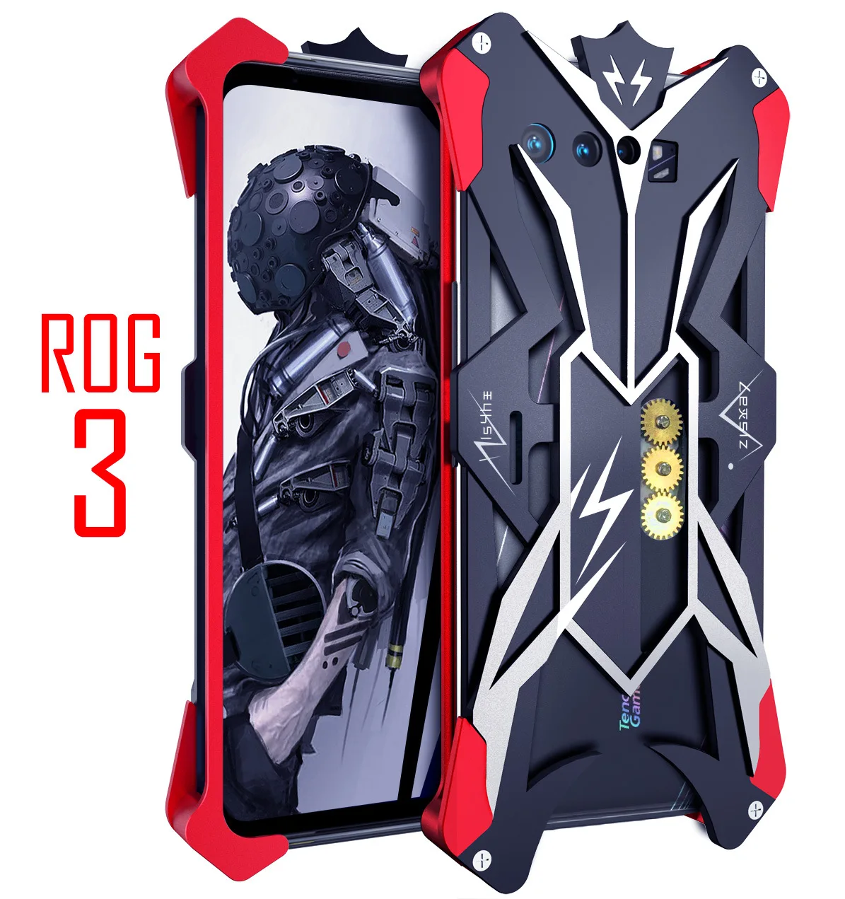 For-ASUS-ROG-3-ROG3-Original-ZIMON-Shockproof-Heavy-Duty-Armor-Metal ...