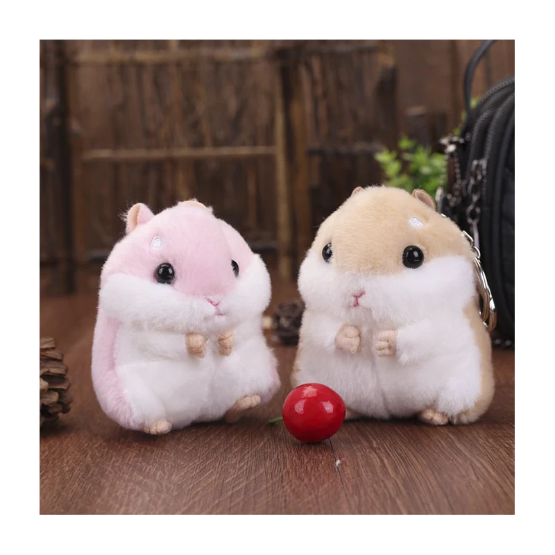 Plush Toys Mini Kawaii Simulation Hamster Cartoon Cute Stuffed Doll ...