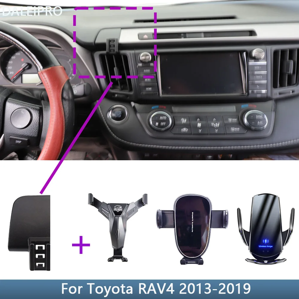 Car-Phone-Holder-For-Toyota-RAV4-RAV-4-2013-2014-2015-2016-2019-Fixed ...