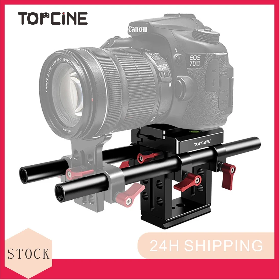 DSLR-Camera-Riser-Plate-Quick-Release-Plate-Universal-15mm-Rod-Support ...