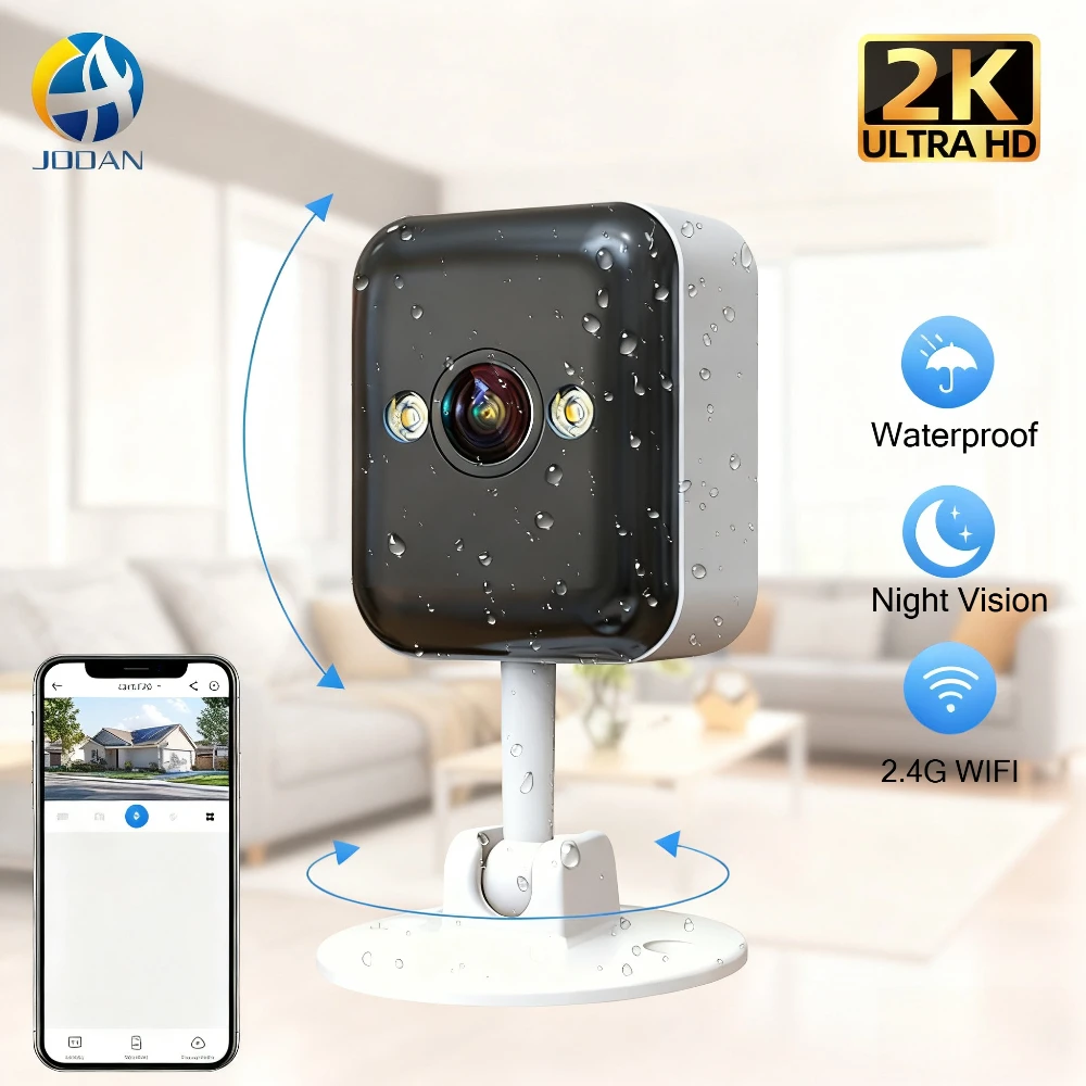 Jooan 2K Mini Security Camera IP Camera Wifi Outdoor CCTV Surveillance ...
