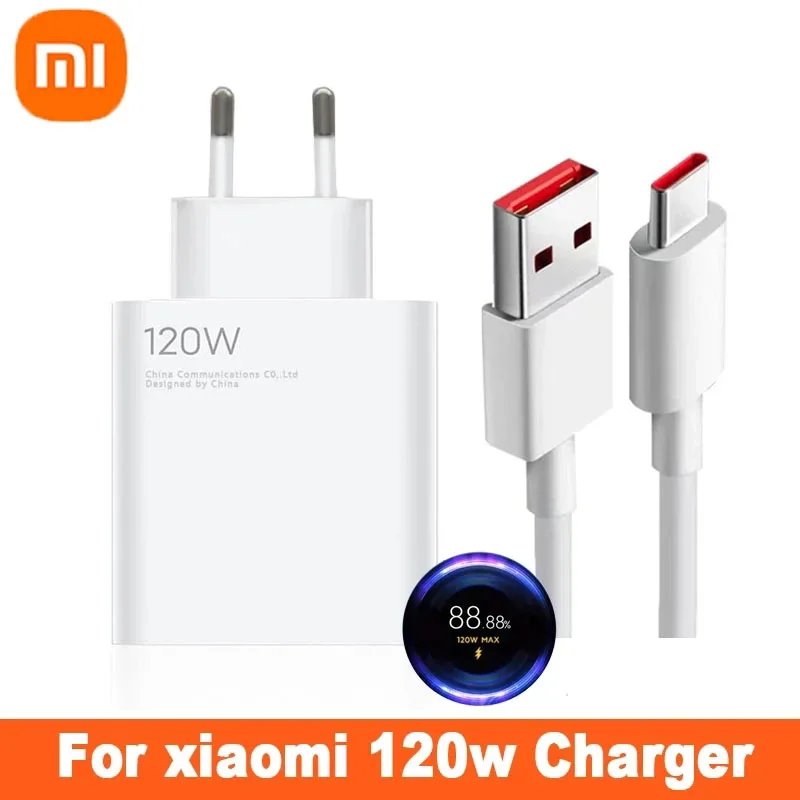 Original Xiaomi 13 Pro 12t 120w Charger Carregador Turbo Charge Wall ...
