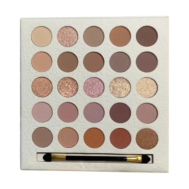 MUGE LEEN 25 Color Creamy Eyeshadow Palette Glitter Pearly Matte ...