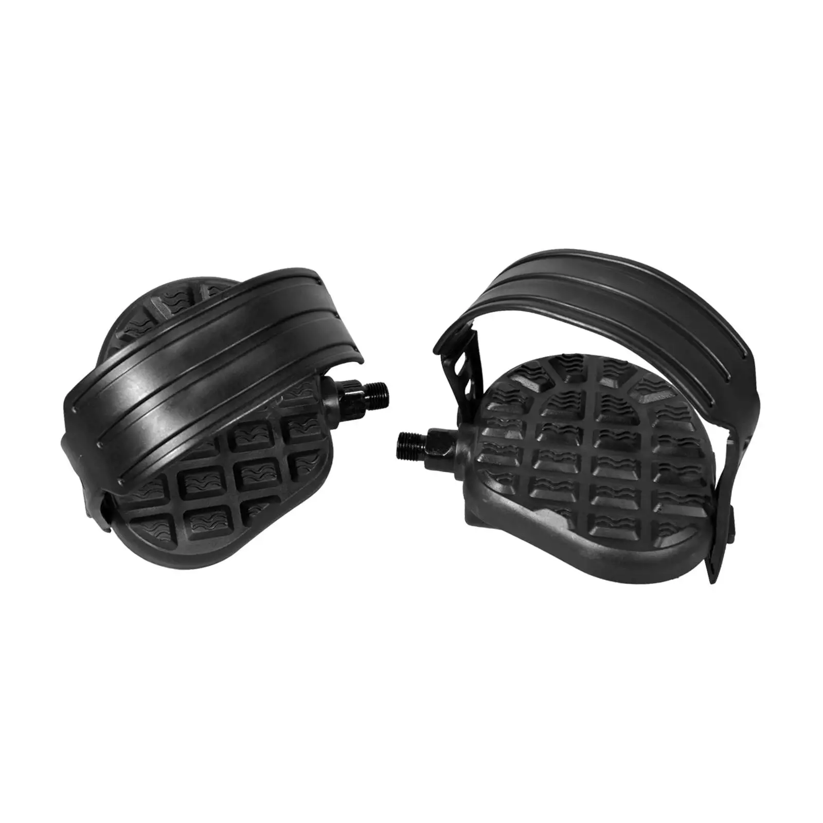 Universal-Exercise-Bike-Pedals-Schwarz-Non-Slip-Durable-Exercycle ...