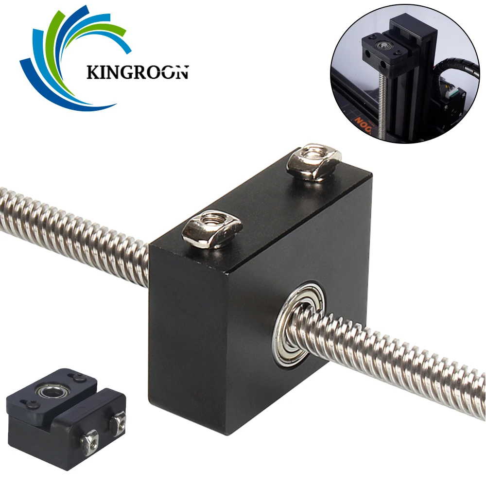 KINGROON Z axis Screw Holder 8mm Lead Screw Top Mount for CR 10 CR 10S kingroon-z-axis-screw-holder-8mm-lead-screw-top-mount-for-cr-10-cr-10s