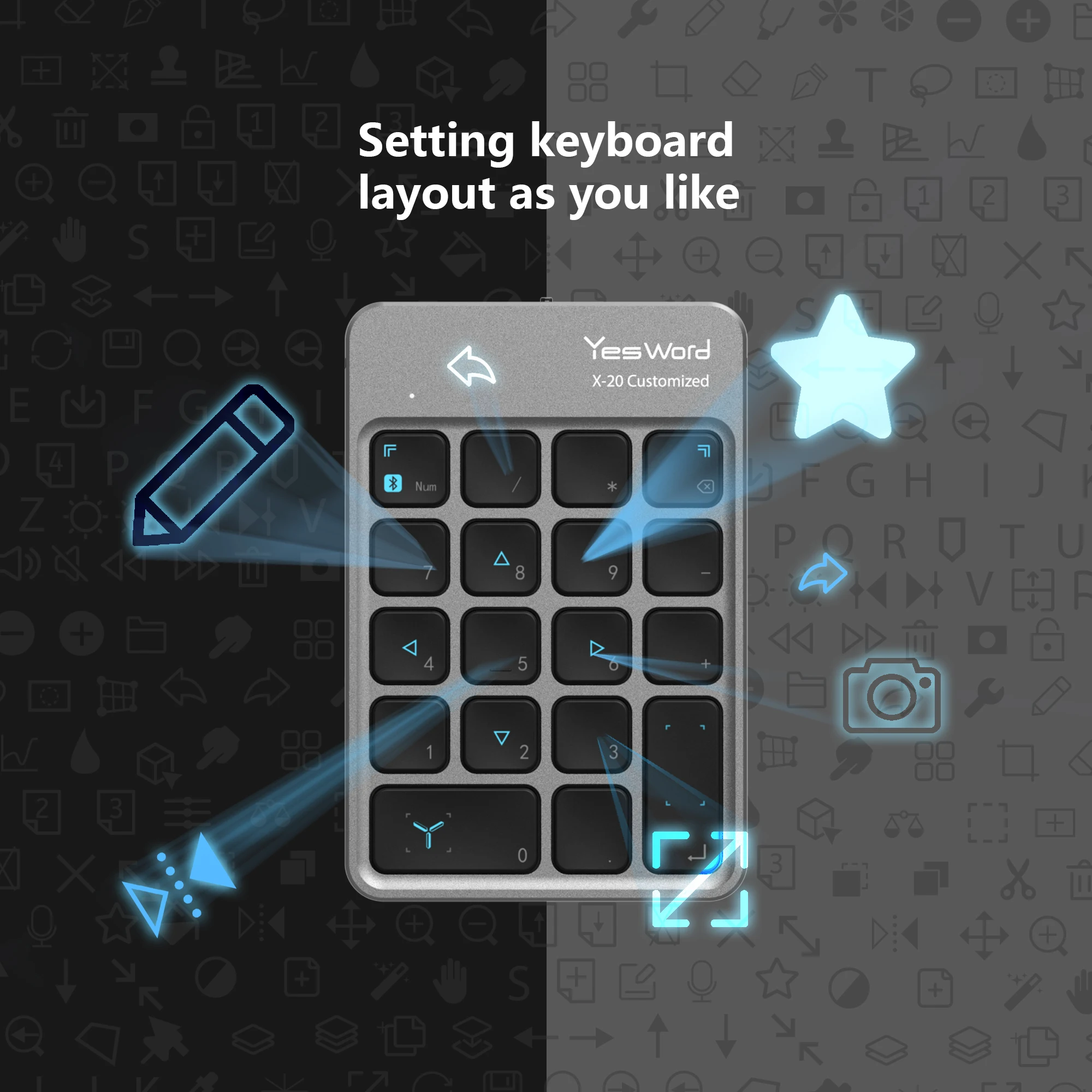 YesWord-X-20-customized-keypad-used-for-Procreate-Goodnotes-csp-and ...