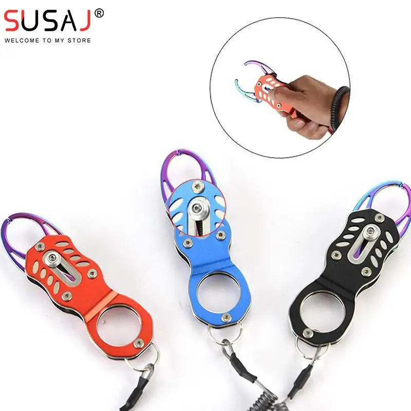 Aluminium-Alloy-Folding-Gripper-Retention-Rope-Outdoor-Fish-Grip-Tools ...